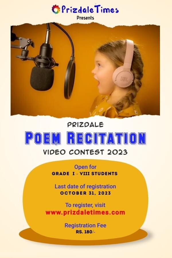 Prizdale Poem Recitation Contest 2023 Date Extended Prizdale Learning